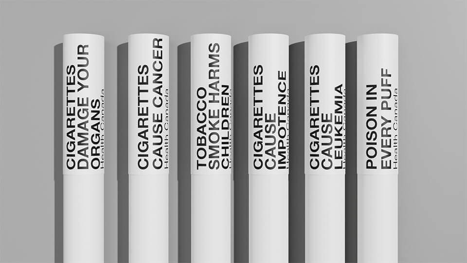 Read before you smoke! Canada to start printing health warnings on ...