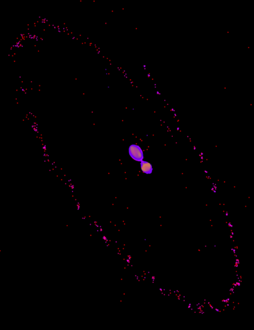 This is the cosmic love story between Pluto and its moon Charon