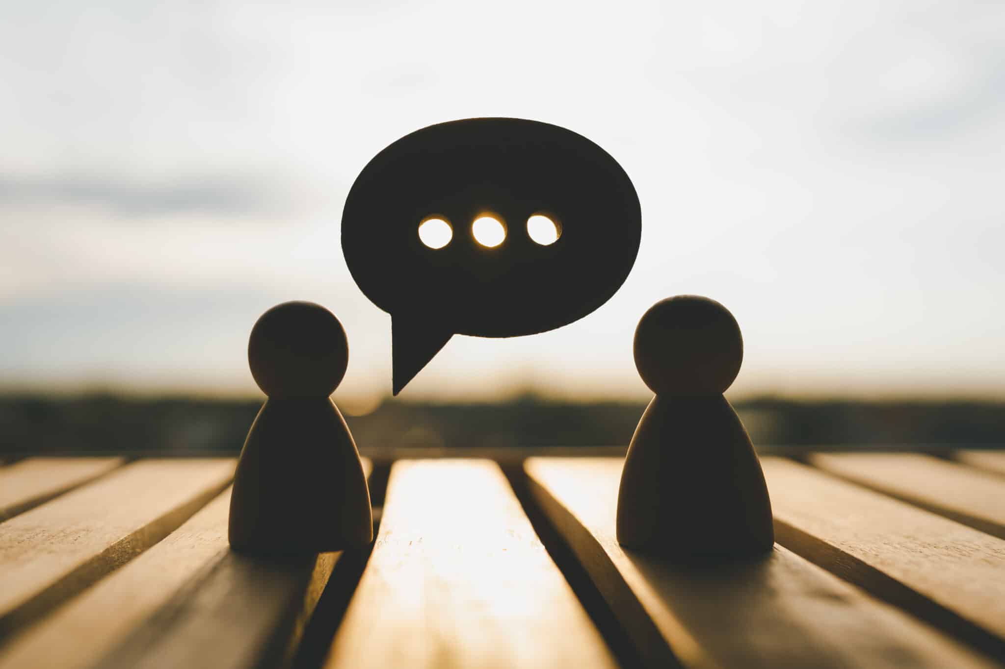 When did humans start talking?