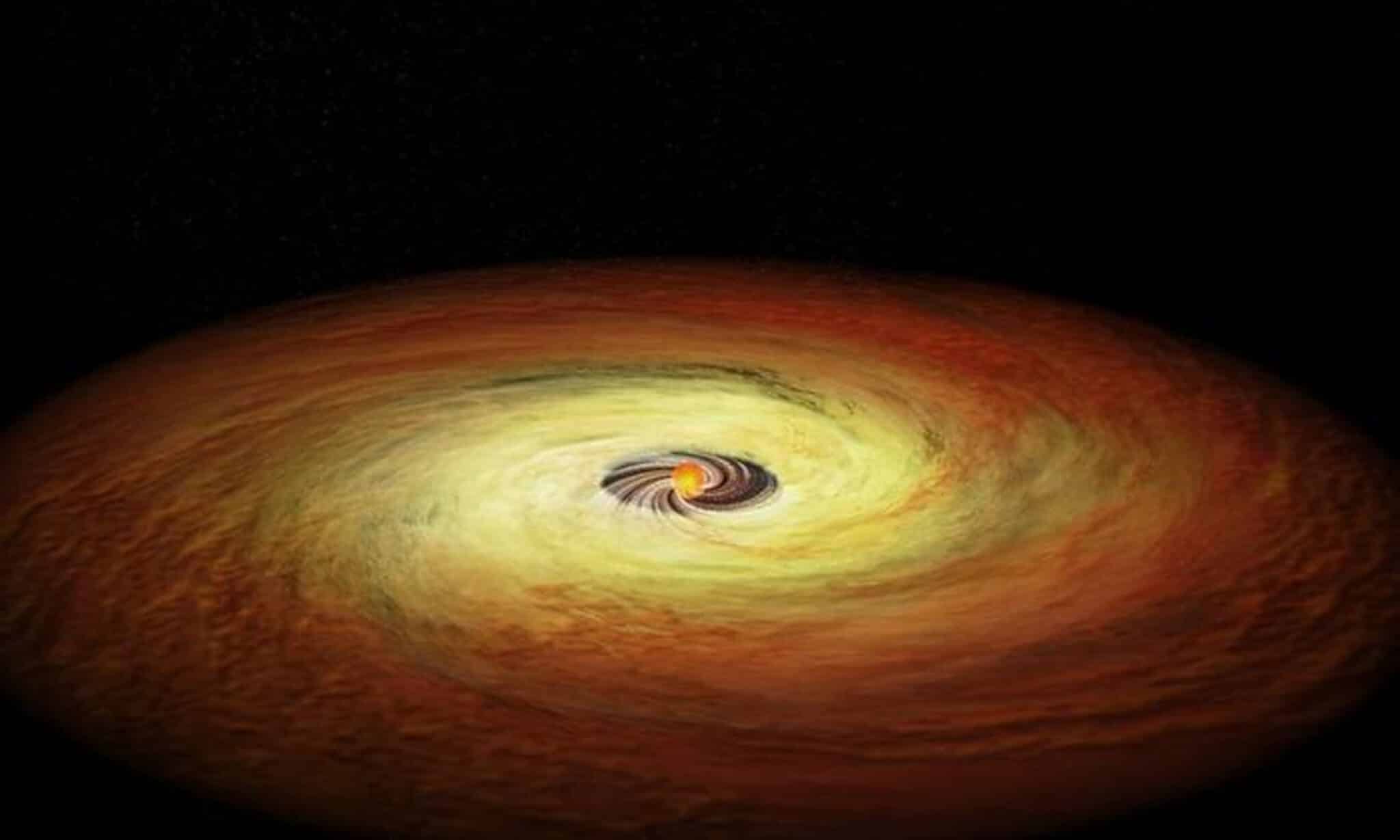 Webb Telescope Reveals Ancient Planet-Forming Disk